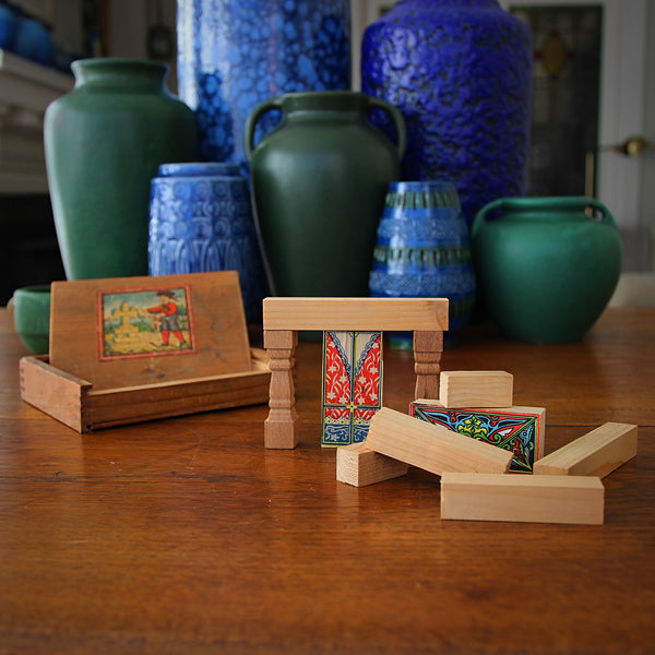 Turn-of-Century Architectural Building Blocks in Slide-Top Box – LEO ...
