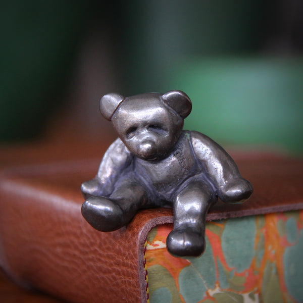 Cast Bronze Shelf-Sitter Teddy Bear – LEO Design, Ltd.